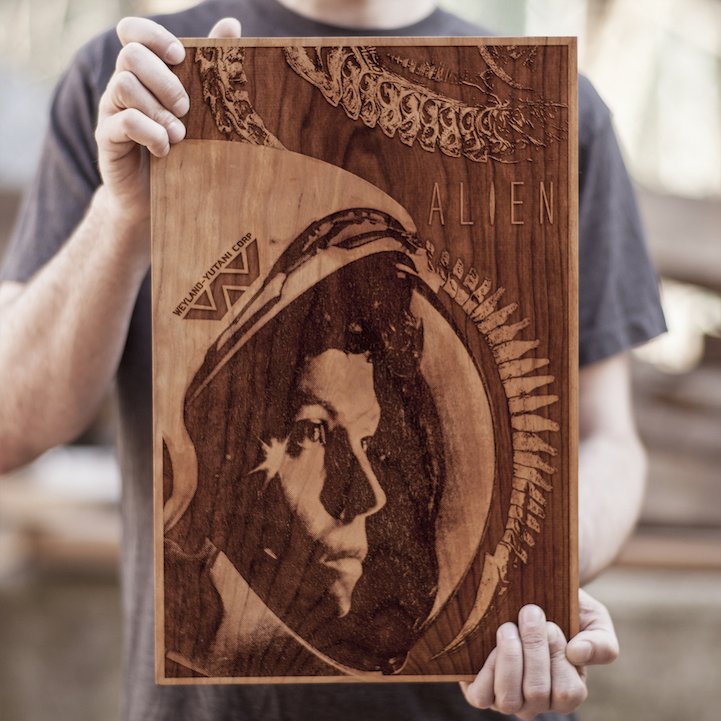 Laser Cut Wooden Posters - laser cutting service | laser engraving service